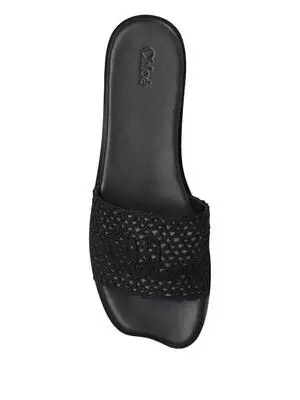 Chloé Crochet-effect Flat Sandals