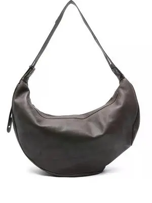 Kiko Kostadinov Moravia Leather Shoulder Bag In Brown - 40% Off