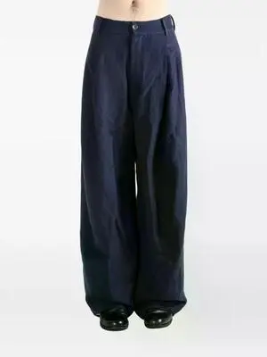 UMA WANG Pleated Front Trousers