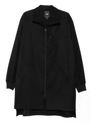 Y3 Zip-front Long Jacket