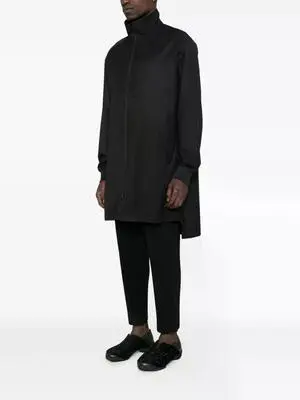 Y3 Zip-front Long Jacket