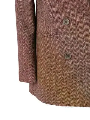 Lorena Antoniazzi Herringbone Double-breasted Blazer