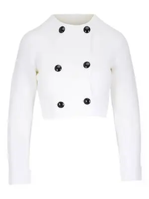 Dorothee Schumacher Double-breasted Cardigan - White