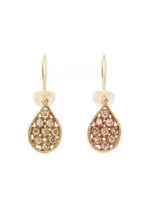 NOGUCHI 14k Yellow Diamond Drop Earrings - Gold
