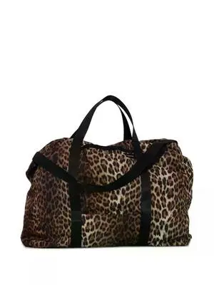 P.a.r.o.s.h Leopard-print Duffle - Brown