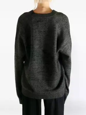 Frenckenberger V-neck Mélange Sweater