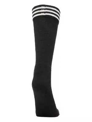 Y3 Stripe-detail Socks - Black