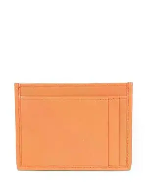 Miu Miu Matelassé Nappa Leather Card Holder - Orange