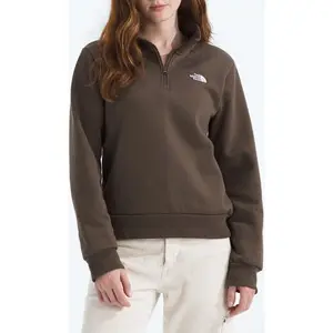 The North Face Evolution Quarter Zip Pullover - Smokey Brown