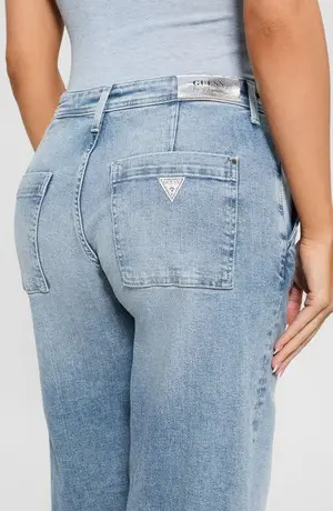Guess Zoya Crop Wide-leg Jeans