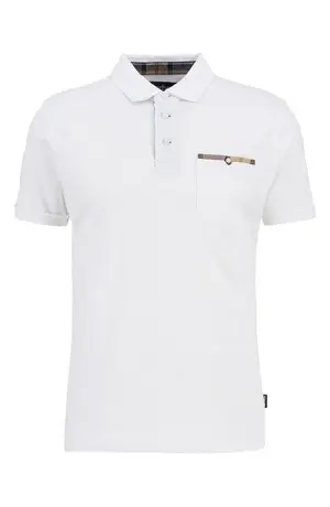 Barbour Corpatch Polo - White