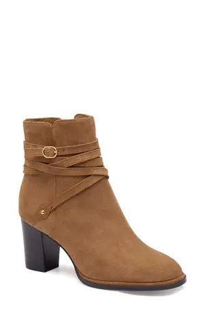 Johnston & Murphy Stacked Heel Booties