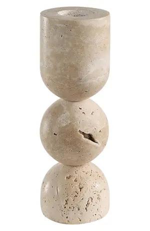 RENWIL Travertine Candle Holders