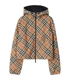 Burberry Technical Reversible Hooded Jacket - Beige