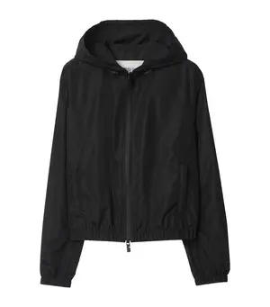 Women's Black Nylon Jackets