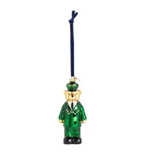 Harrods Bear Ornament - Green