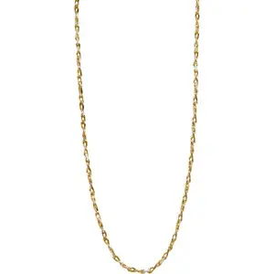Argento Vivo Two-tone Interlock Twisted Chain Necklace - Gold/silver