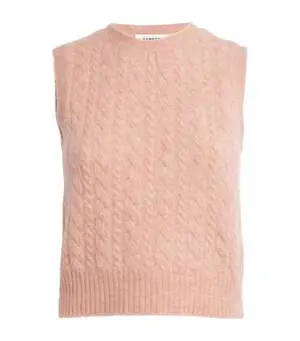 Sandro Wool-blend Sweater Vest - Pink