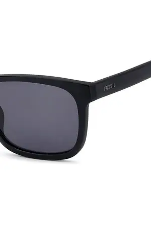 Fossil Rectangle Sunglasses - Black/grey