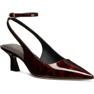 STUART WEITZMAN Vinnie 50 Slingback Pump - Dark Brown