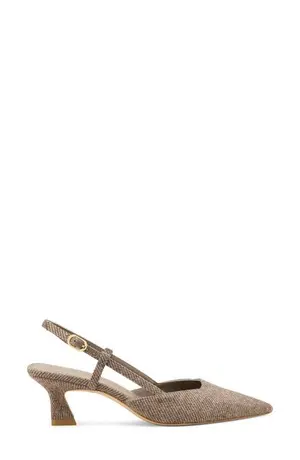 STUART WEITZMAN Vinnie 50 Slingback Pumps - Taupe