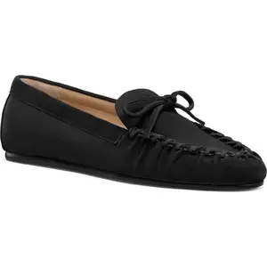 STUART WEITZMAN Britt Bow Loafer - Black