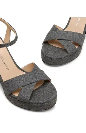 STUART WEITZMAN Dayna Platform Sandal - Slate