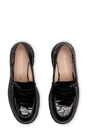 STUART WEITZMAN Hudson Lite Loafer - Black