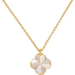 Kate Spade New York Mother-of-pearl Flower Pendant Necklace - Mother Of Pearl