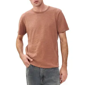 Rag & Bone Classic Flame Tee - Rust