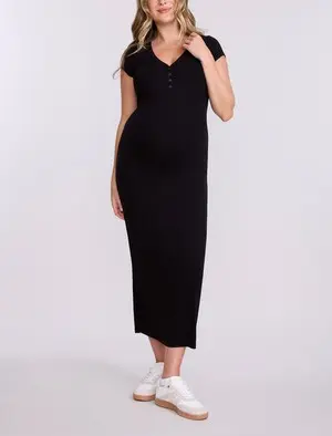 Motherhood Maternity Button Detailed Day Dresses