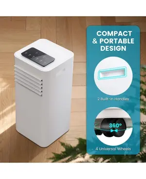MECALE 10000 Btu Portable Air Conditioner With Remote Control