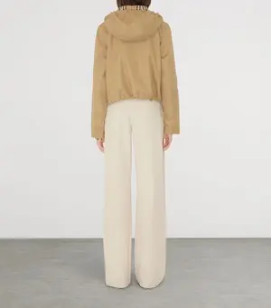Burberry Gabardine Cropped Parka