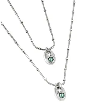 UNODE50 Double Strand Crystal Necklace