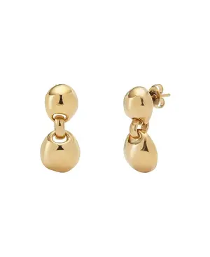 UNODE50 18k -plated Mini Ball Studs