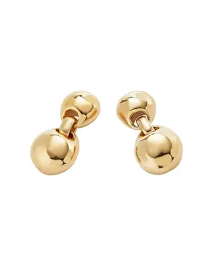 UNODE50 18k -plated Mini Ball Studs