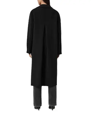 ALLSAINTS Sellma Wool Blend Coat - Black