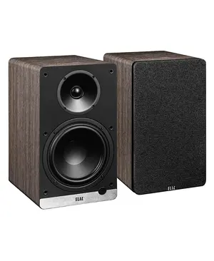 ELAC Dcb61 Debut Connex Powered Bookshelf Speaker Pair - Walnut