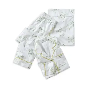 CHRISTY Peashoots Printed Cotton Pajama Set