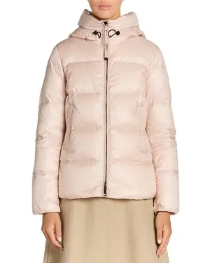 Moncler Serittes Short Parka - Light Pink