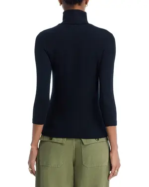 L'Agence Aja 3/4 Sleeve Turtleneck Tee
