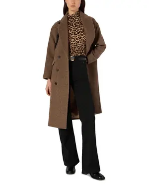 Gerard Darel Mady Wool Blend Coat
