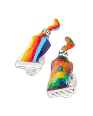JAN LESLIE Paint Tube Cufflinks - Multi