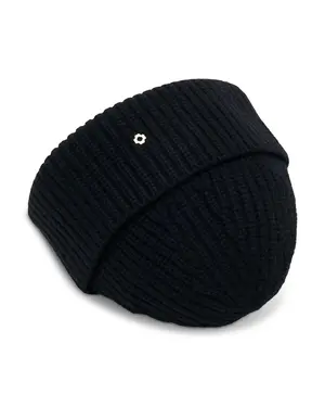 Maje Wool And Cashmere Knit Beanie