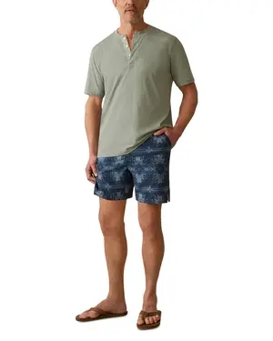 Faherty Brand Sunwashed Henley - Sage Creek
