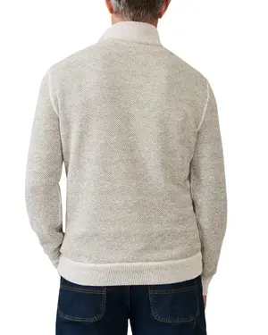 Faherty Brand Whitewater Quarter Zip Sweatshirt