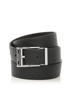 FERRAGAMO Reversible Leather Belt
