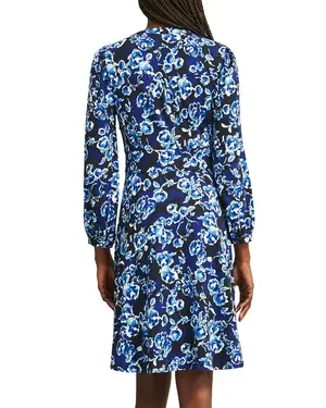 HOBBS LONDON Petite Harper Floral Print Dress