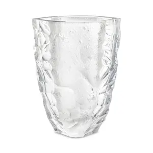 Lalique Silex Vase, Large - Clear