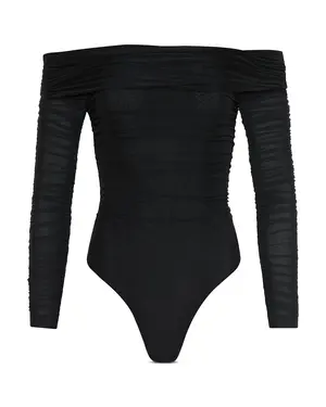 L'Agence Peonie Off-the-shoulder Bodysuit
